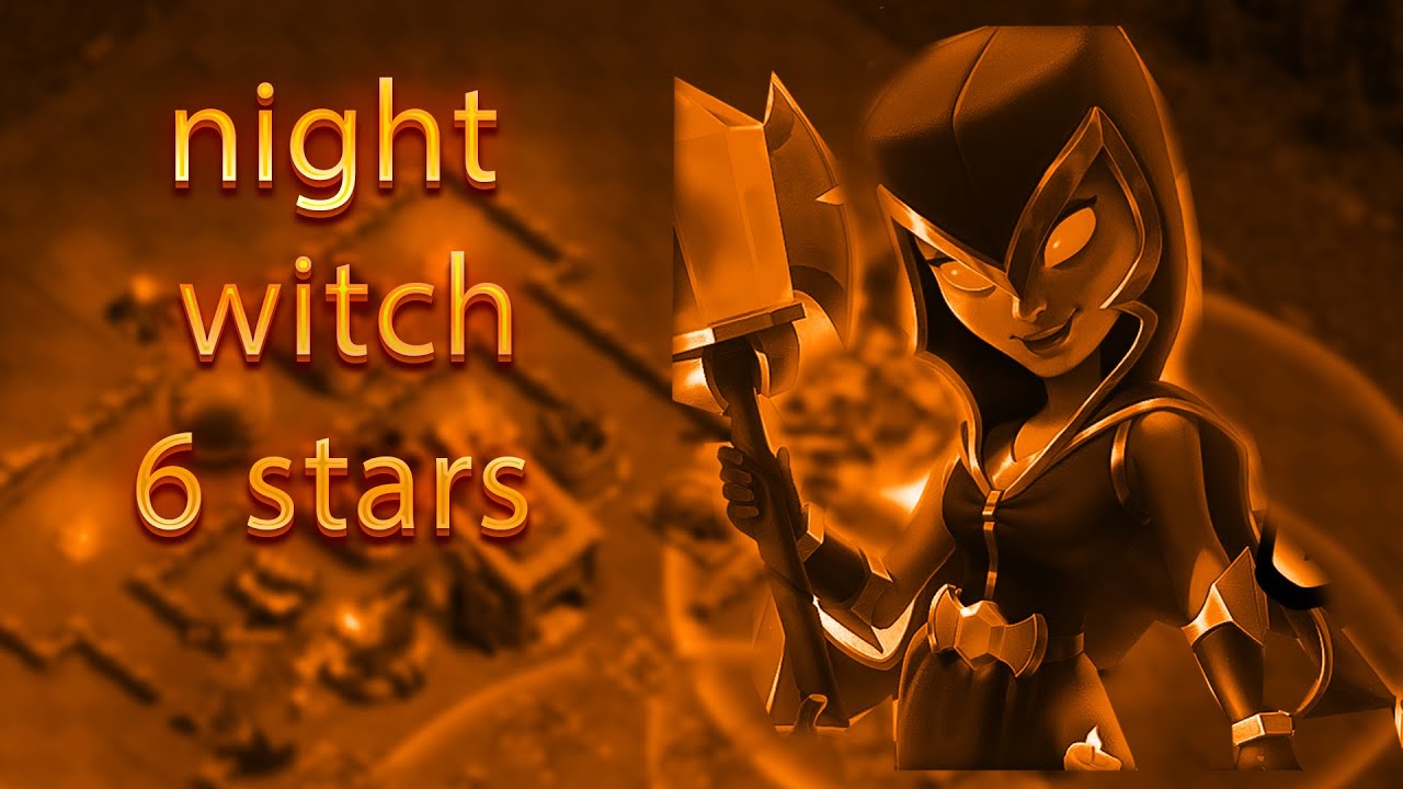 clash of clans night witch nice strategy - YouTube