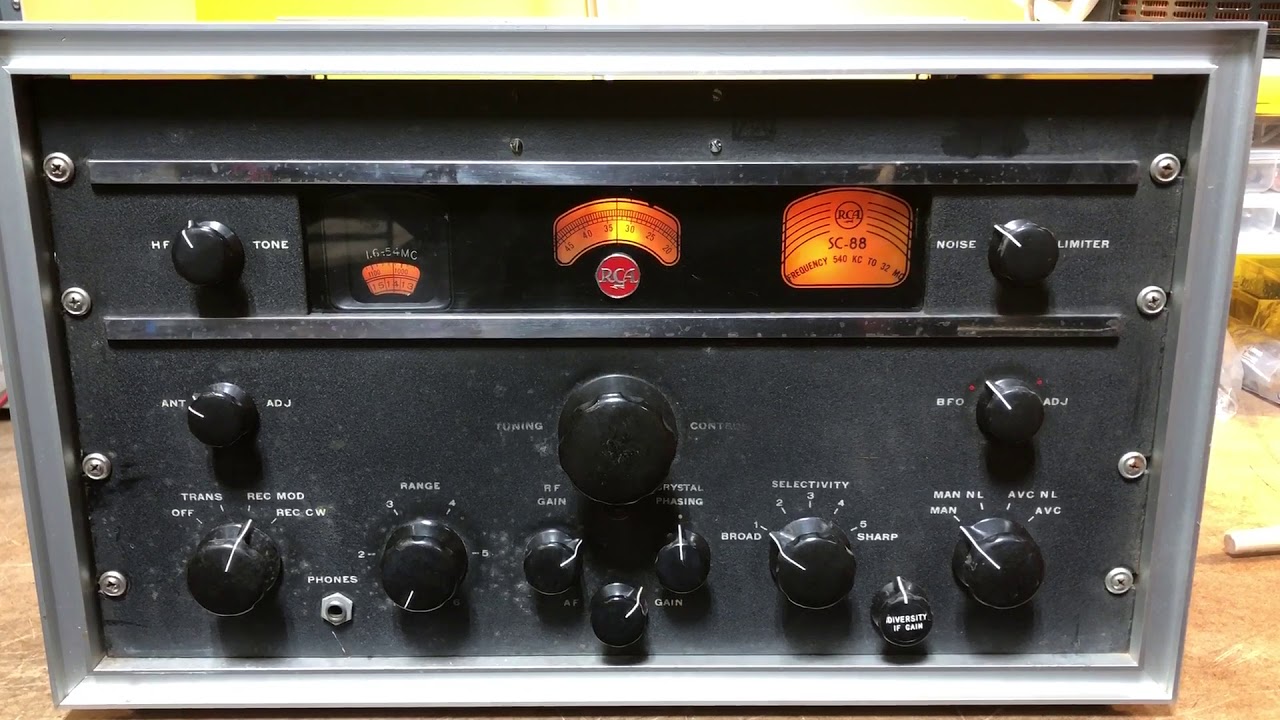 RCA SC-88 Receiver #2 - YouTube