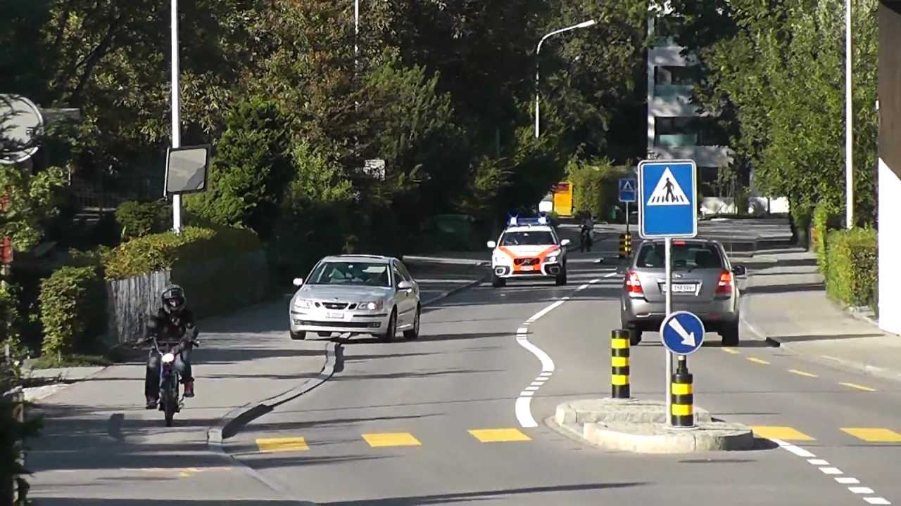 Einsatzfahrt Polizei Zürich Schweiz in HD-Quality - Swiss Police ...