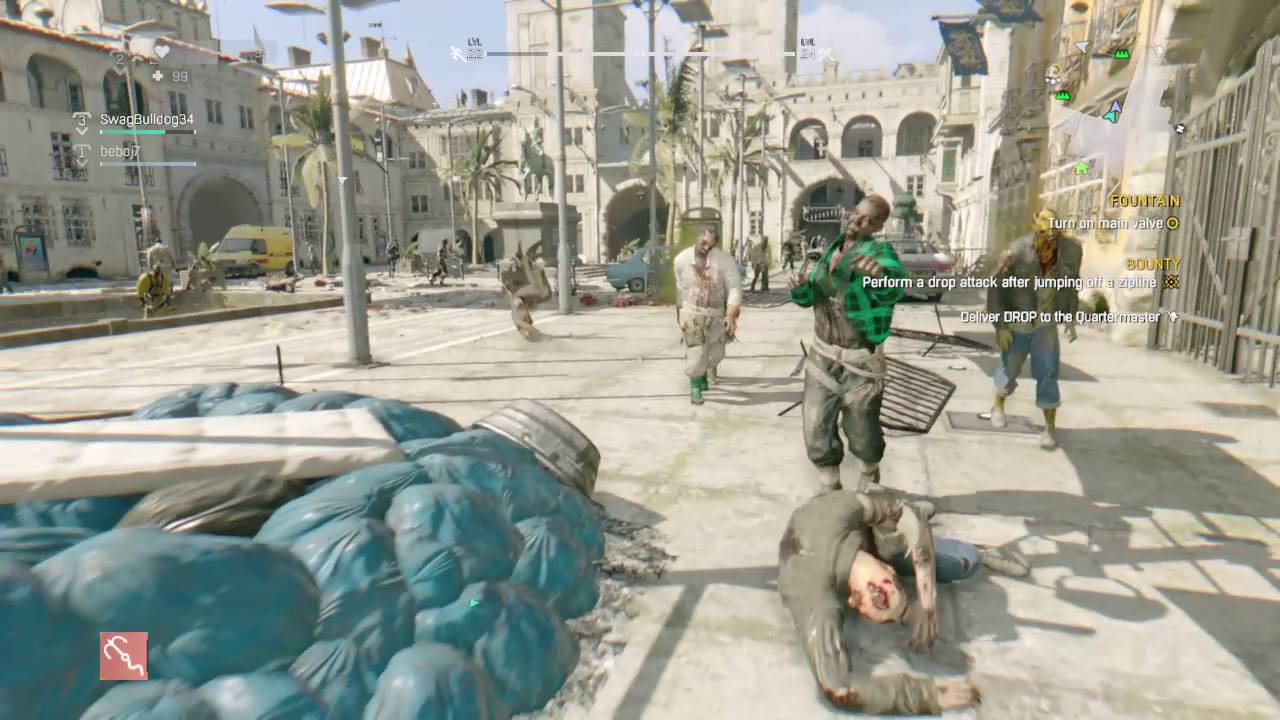 Dying light super dropkick glitch or something - YouTube