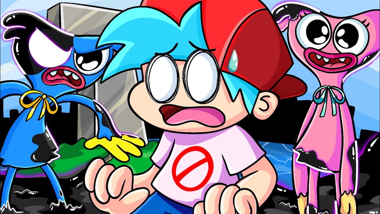 Corrupted "BOSSY" ft. Huggy Wuggy & Kissy Missy - FNF Animation - YouTube