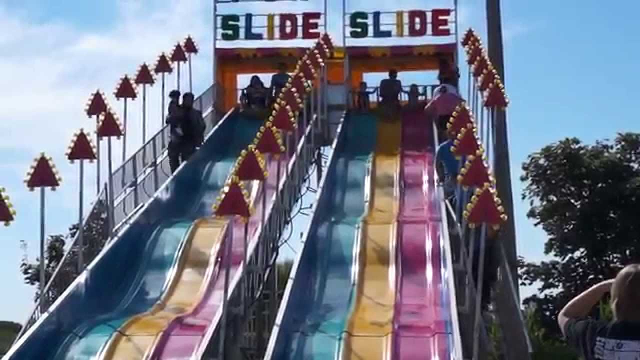 Sack Slide Bengston's Farm 9 28 14 - YouTube