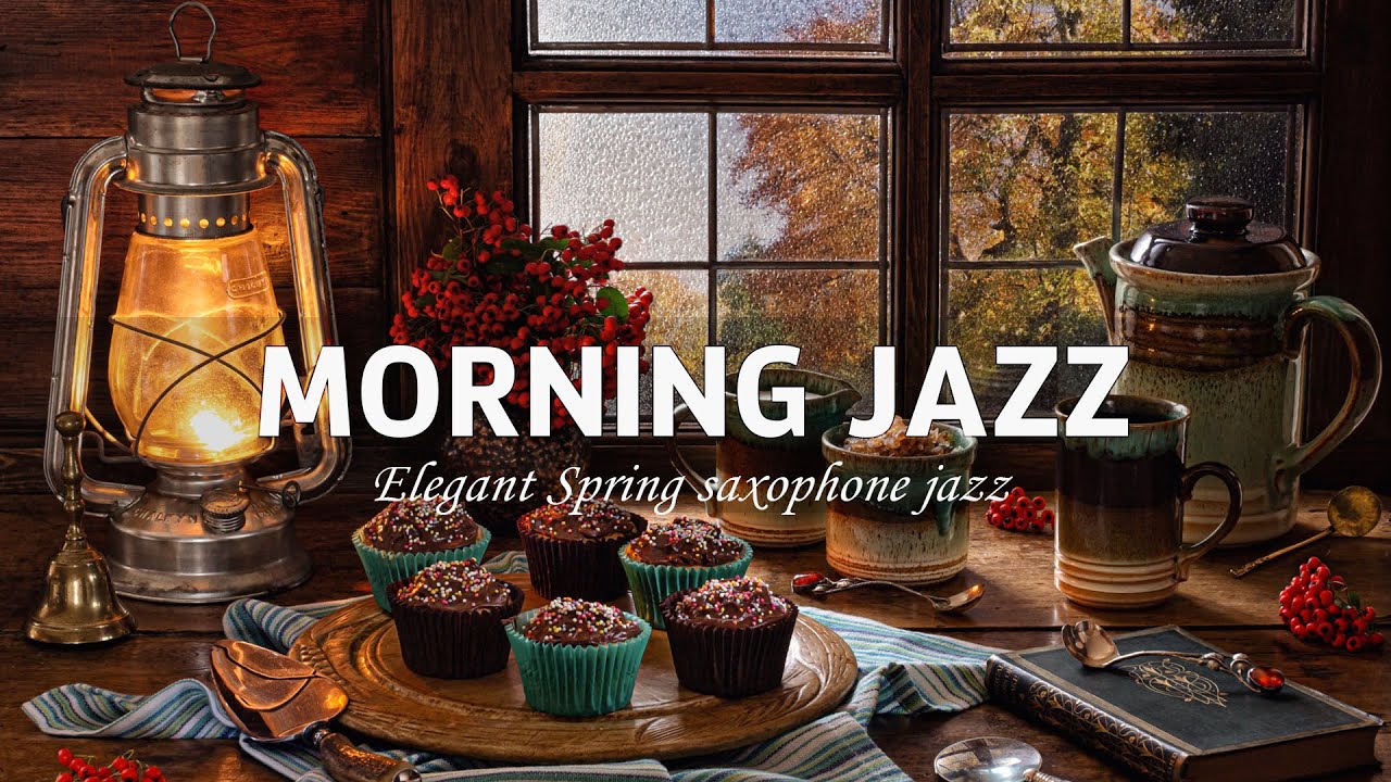 Morning Jazz - Elegant Spring saxophone jazz in March positive mood to ...