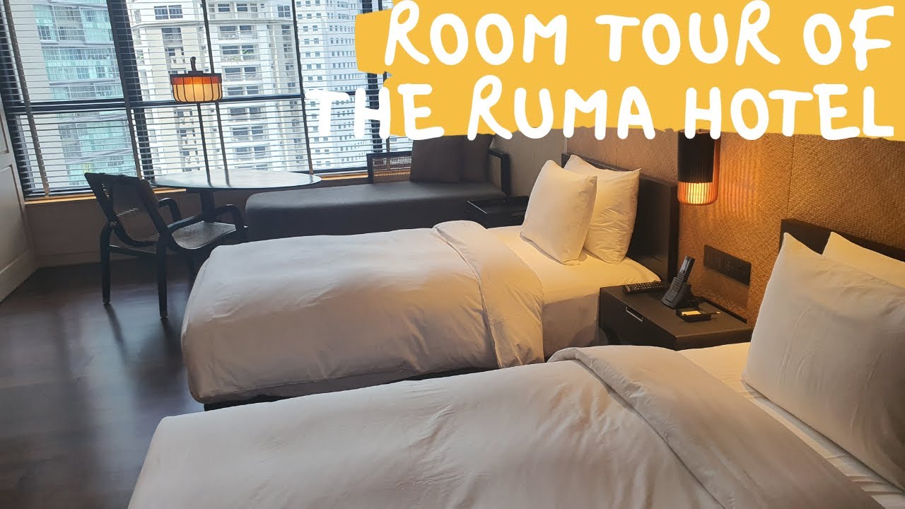Room tour of the Ruma Hotel & Residences Kuala Lumpur Malaysia - 5 mins ...