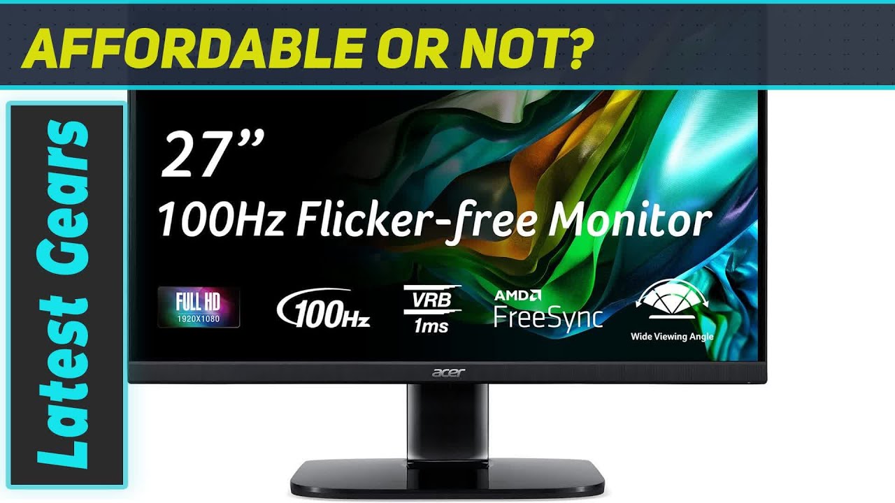 Acer KB272 EBI 27 IPS Full HD Monitor Review - YouTube