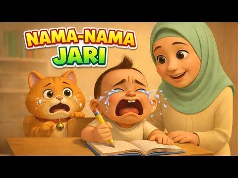 Mengenal Nama-Nama Jari | Lihat Keseruan Umi & Hisyam Belajar