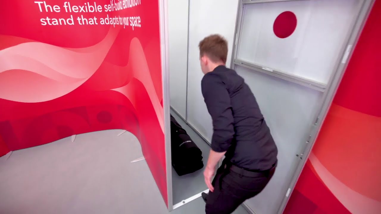 ISOFrame Wave Exhibition Stands - YouTube