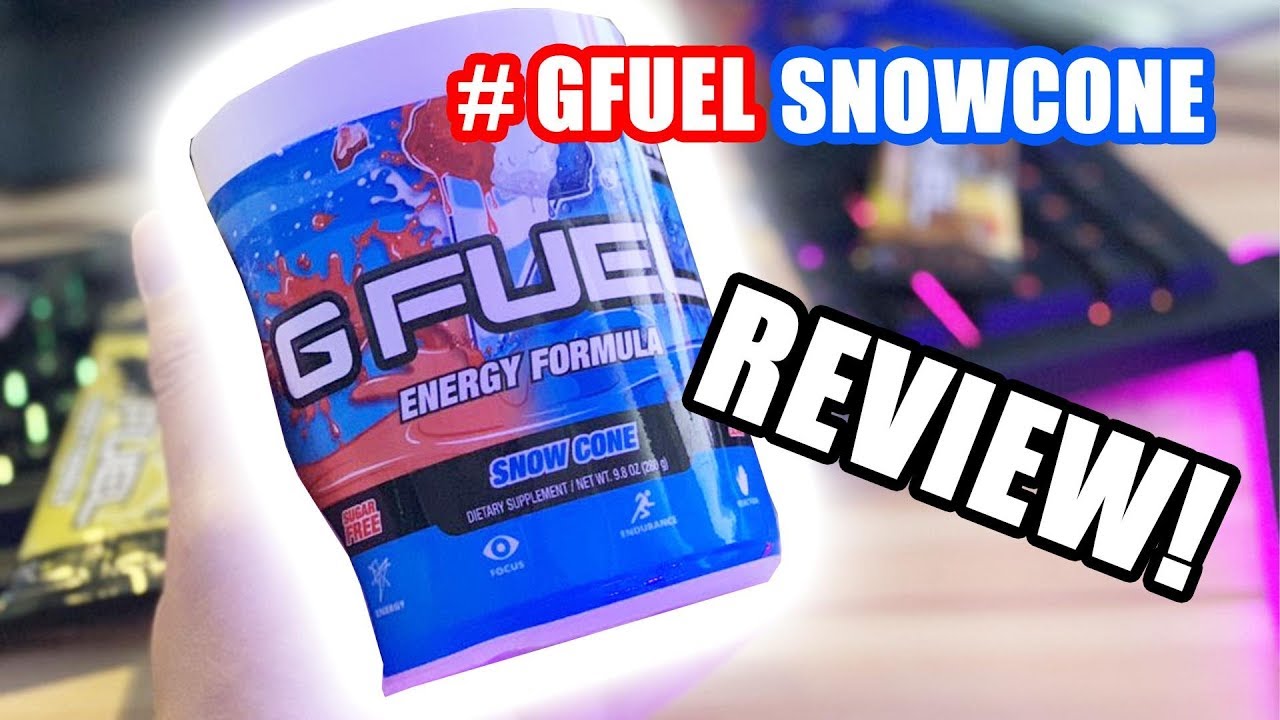 NEW G-Fuel SNOW CONE COLLECTORS BOX First Look AND Taste Test! - YouTube