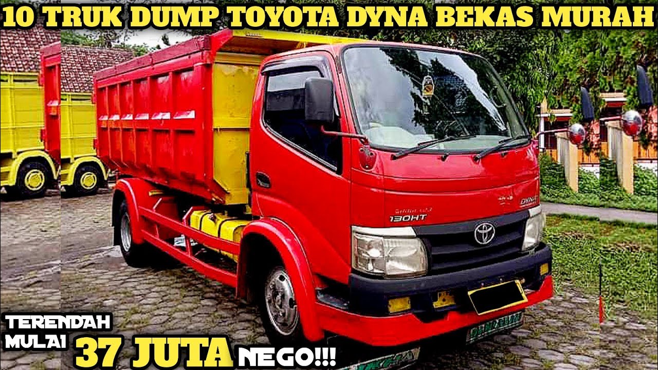 HARGA TRUK DUMP TOYOTA DYNA RINO 125HT 130HT BEKAS || MULAI 37 JUTA ...