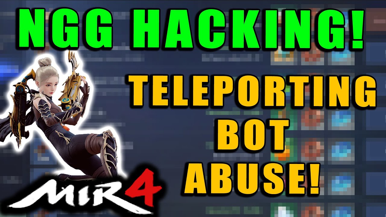 MIR4 - Secret Peak Teleporting Bots! NGG Using Hacking Bots! When will it STOP?! WEMADE PLZ FIX ...