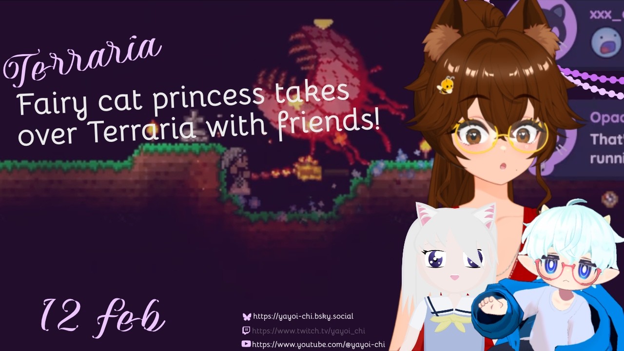 【Terraria】Fairy cat princess takes over Terraria with friends! - YouTube