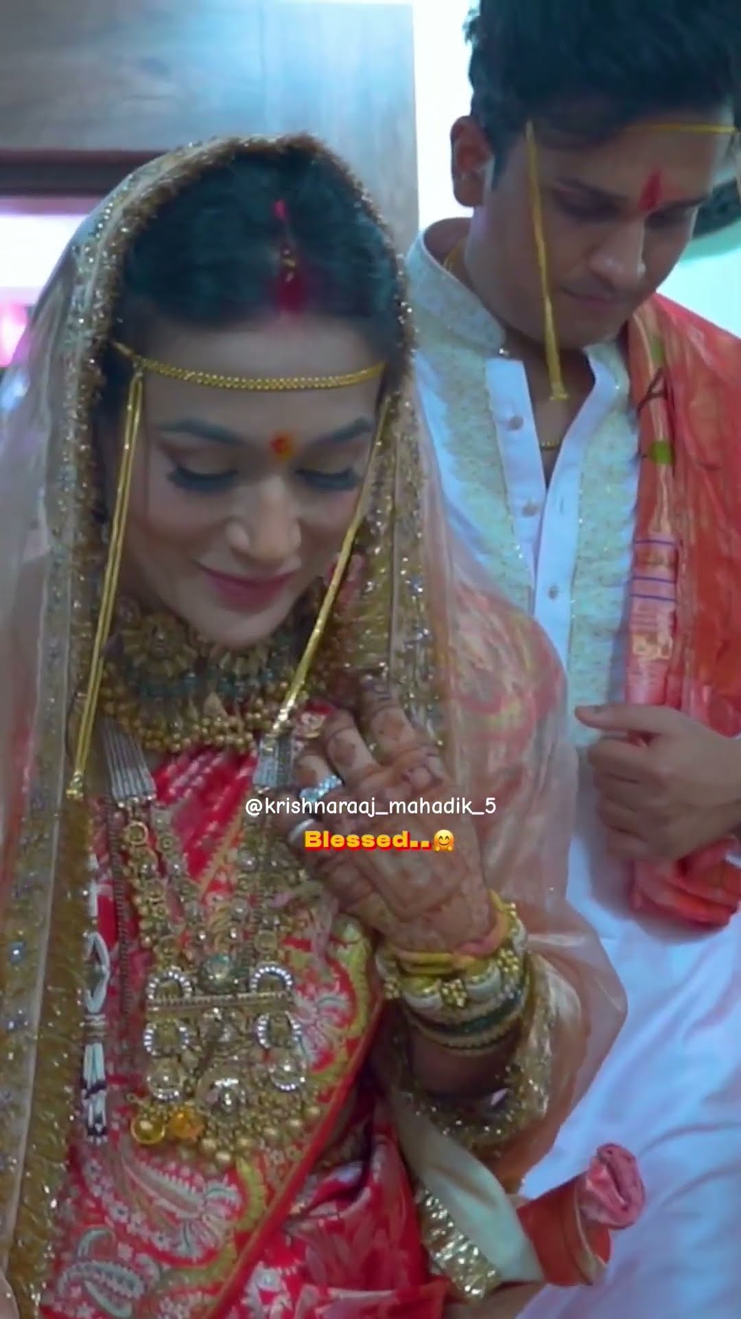 Manjari mahadik # vishwwraj mahadik # finally married # vishu da ...