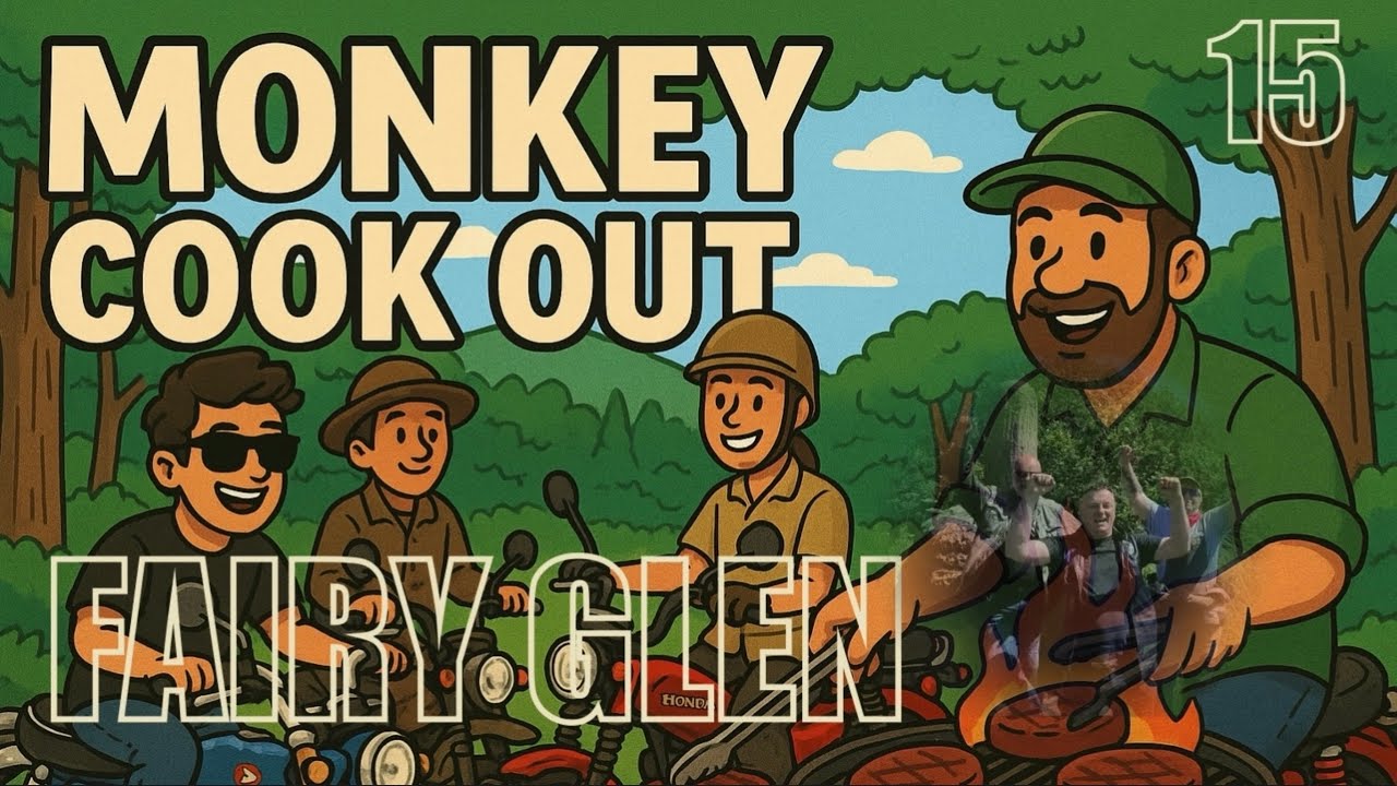 MONKEY COOK OUT 15 : FAIRY GLEN and THE PARBOLD BOTTLE : BIKERS MEETING ...
