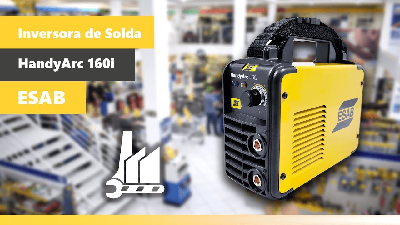 Inversora de Solda HandyArc 160i Esab | Fábrica FK - YouTube