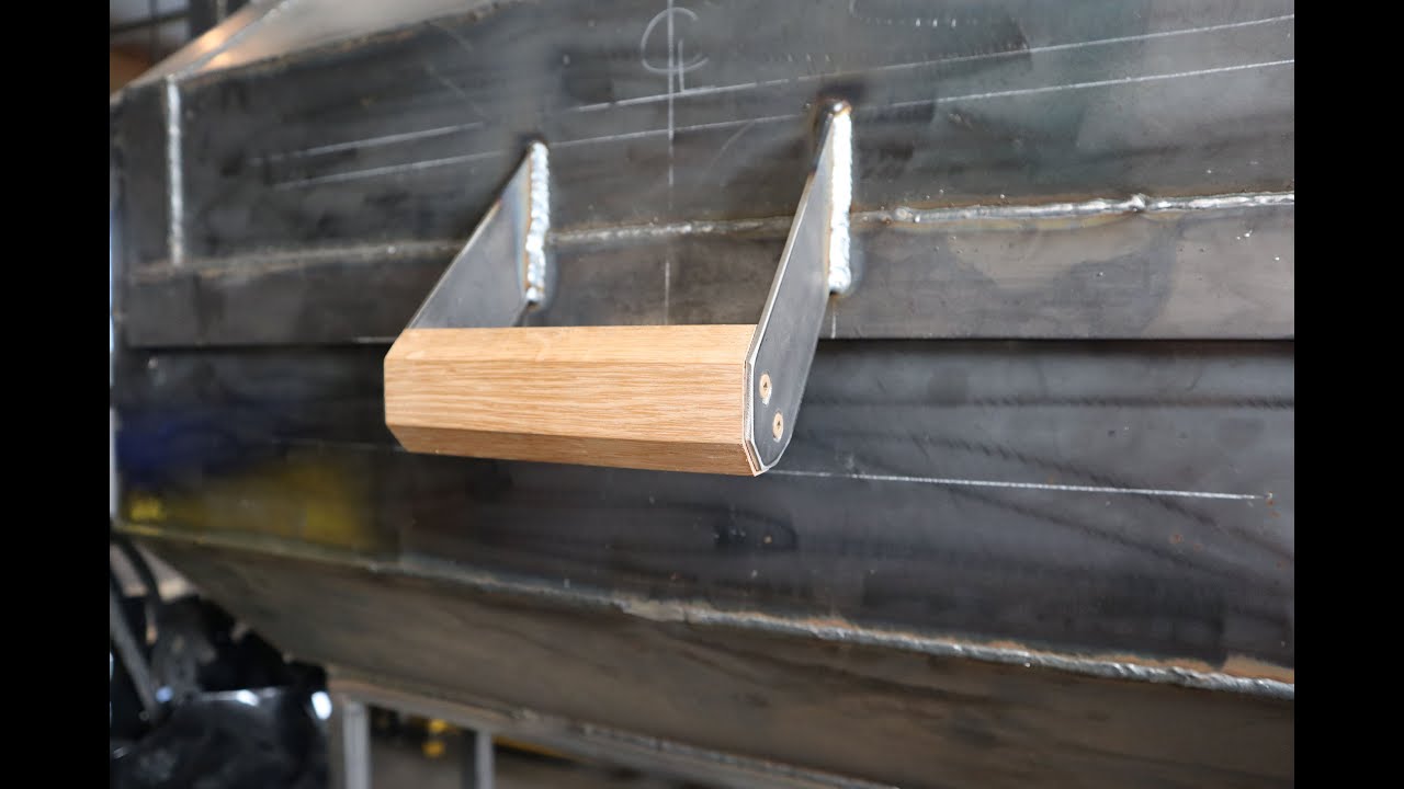 BBQ Grill Firewood Handle Build - YouTube