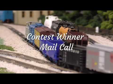 Dave's Trains Contest Winner Mail Call - YouTube