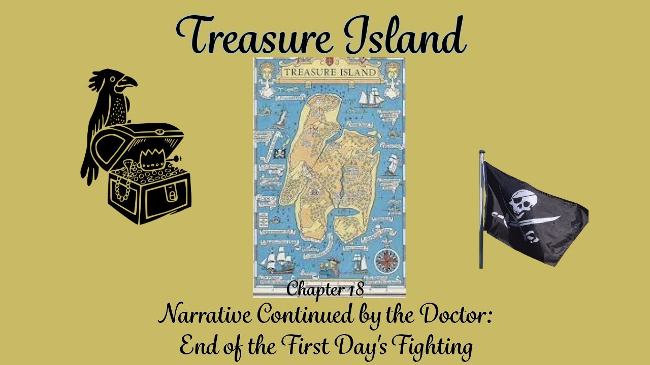 Rush to the stockade with pirates in pursuit - Treasure Island Chapter ...