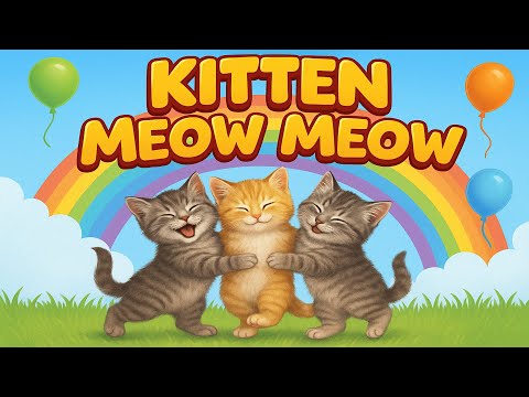 Sevimli Dans Yavruları - Balon ve Bahçe ile Komik Kedi Videosu