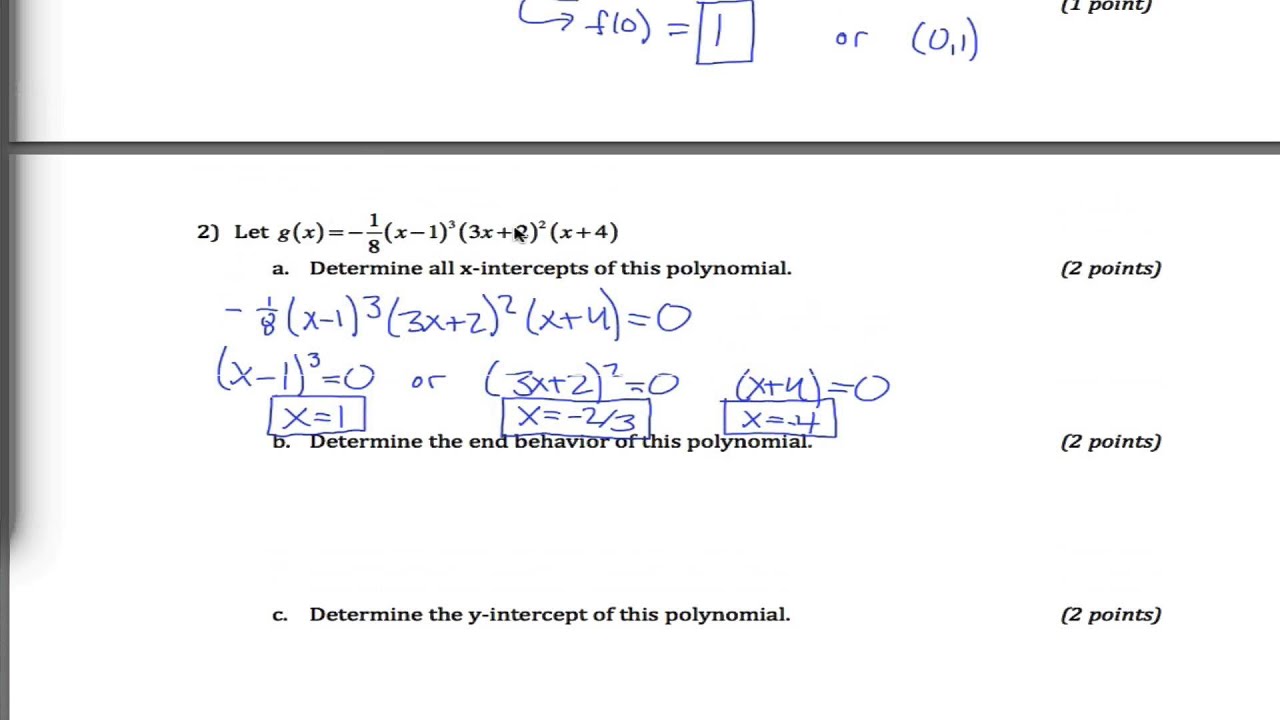 Polynomials Quiz - YouTube
