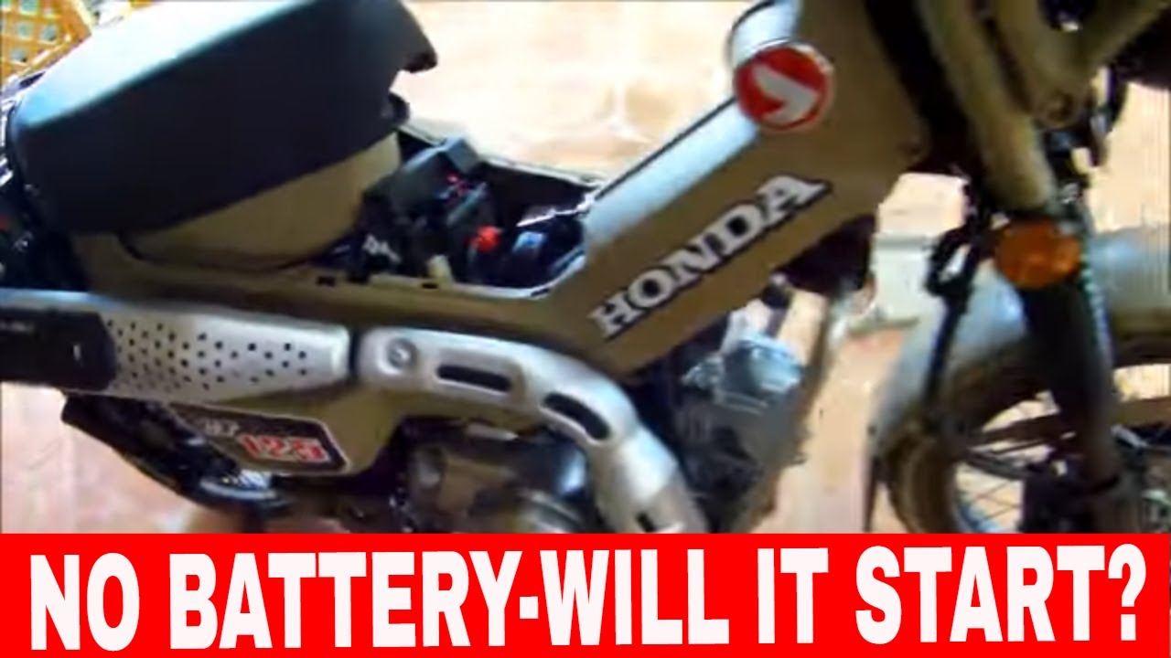 2020 Honda CT125 Hunter Cub/Trail - No Battery - Will It Start? - YouTube