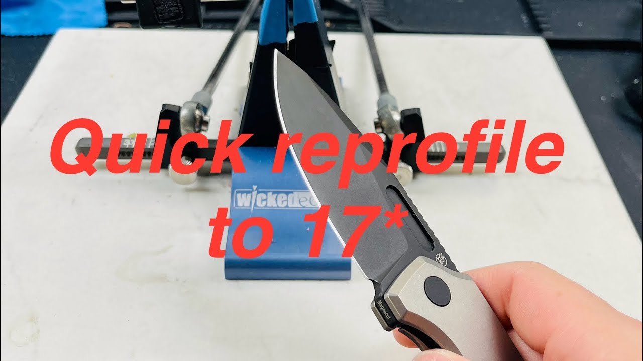 Using my 6 year old wicked edge sharpening system - YouTube