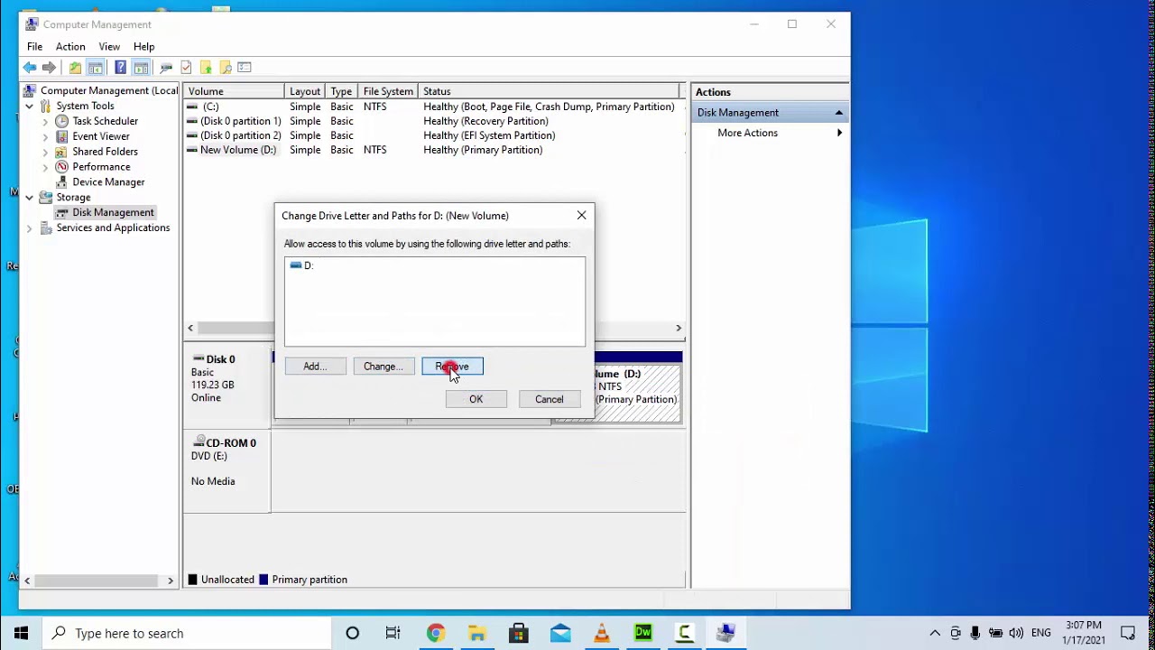How to Hide and Show Disks In Disk Management - YouTube