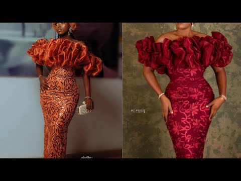 How to cut and sew an Exaggerated Ruffles with Organza - YouTube