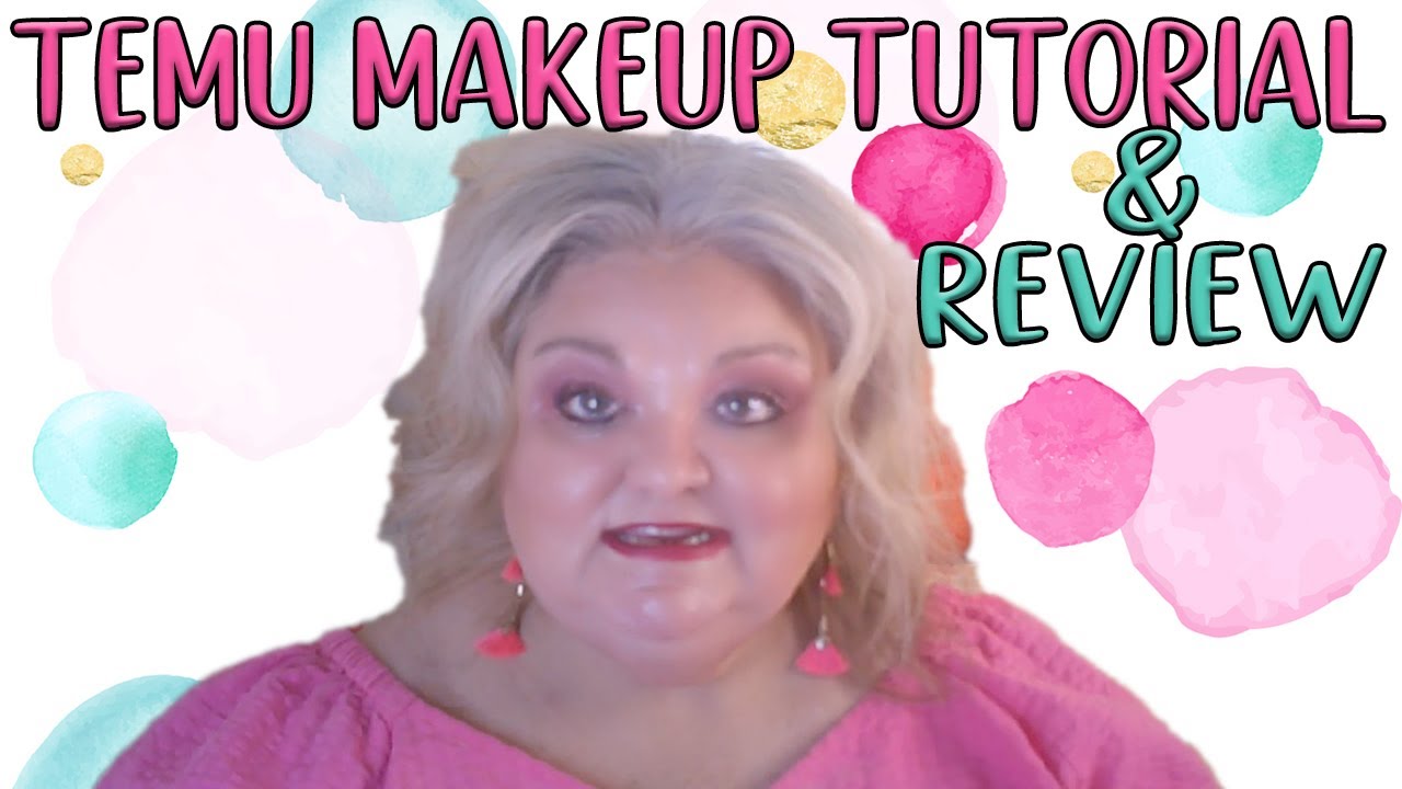 TEMU make up tutorial and review - YouTube