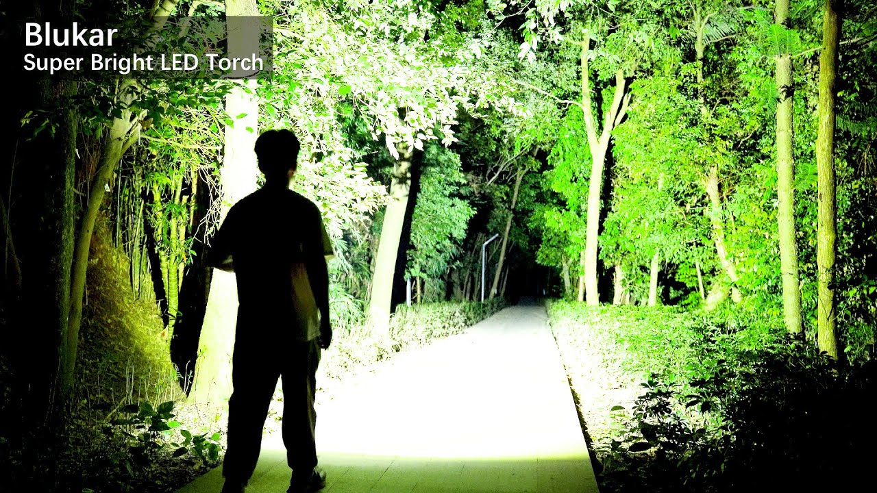 Blukar Torch Rechargeable, Torches LED Super Bright Flashlight - YouTube