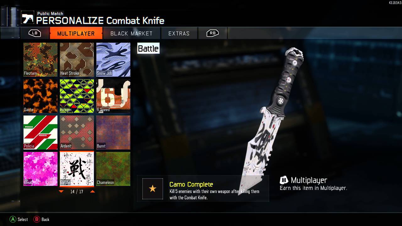HOW TO GET DIAMOND COMBAT KNIFE (BO3) - YouTube