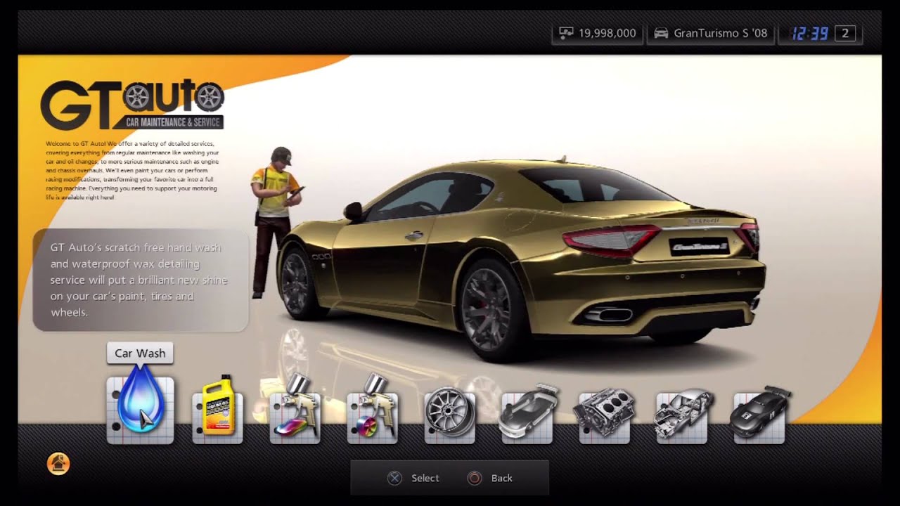 Gran Turismo 5 - Gold Chrome - YouTube