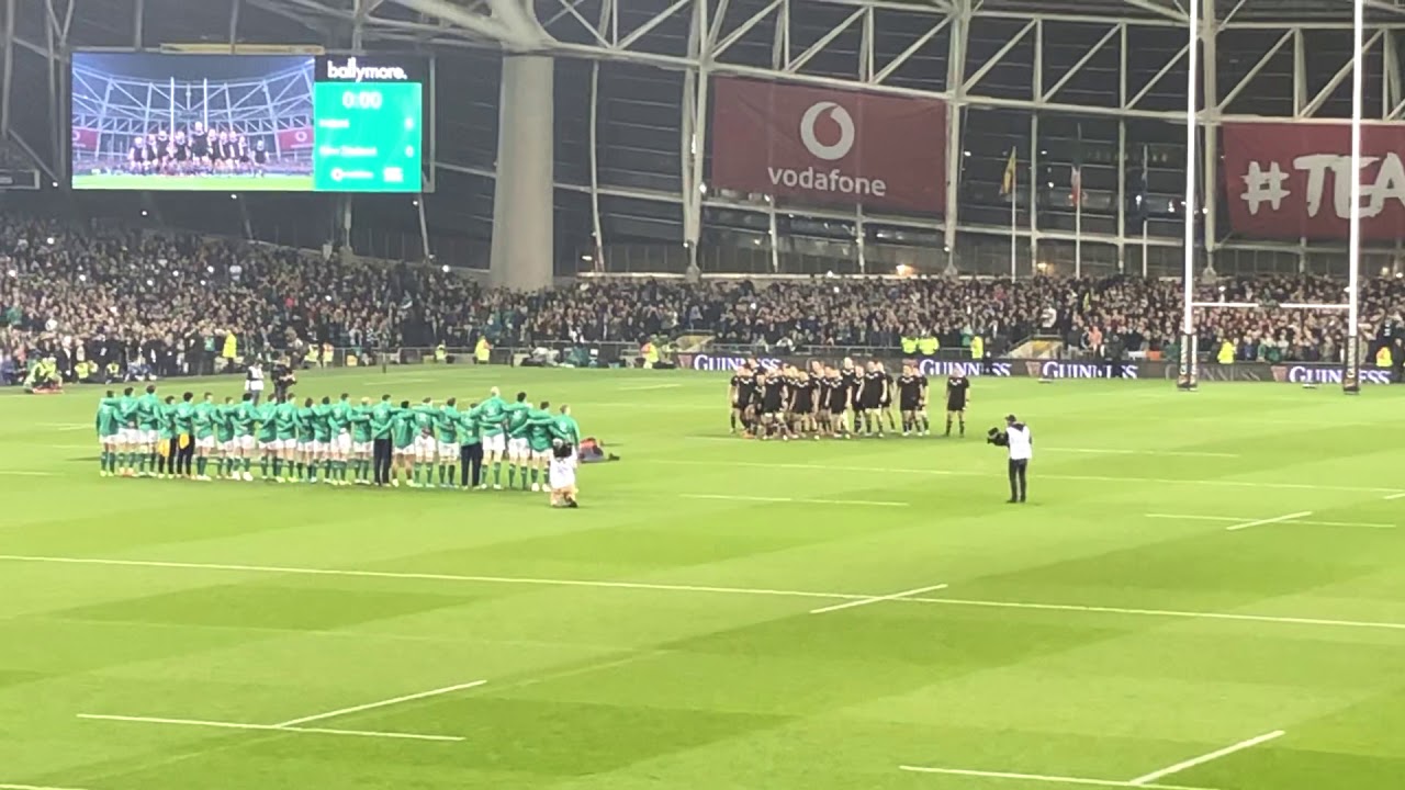 Ireland response to the Haka 2018 - what you don’t see on TV - YouTube
