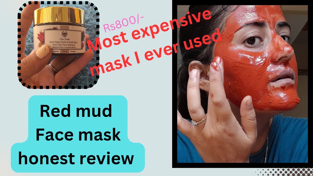 Red mud face mask honest review 👌 #thebeautystudio #facemask - YouTube