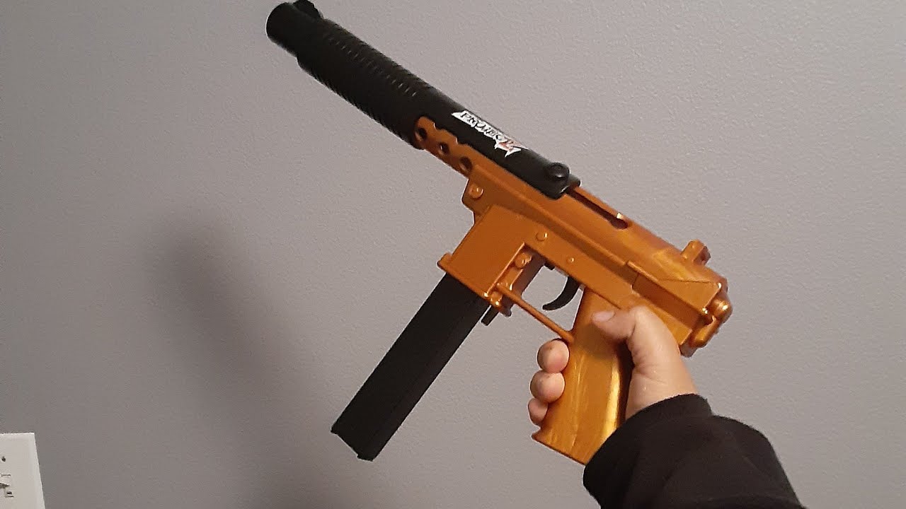 TEC-9 airsoft gun - YouTube