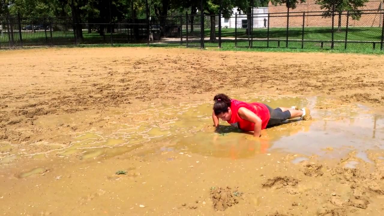 Mud push ups - YouTube