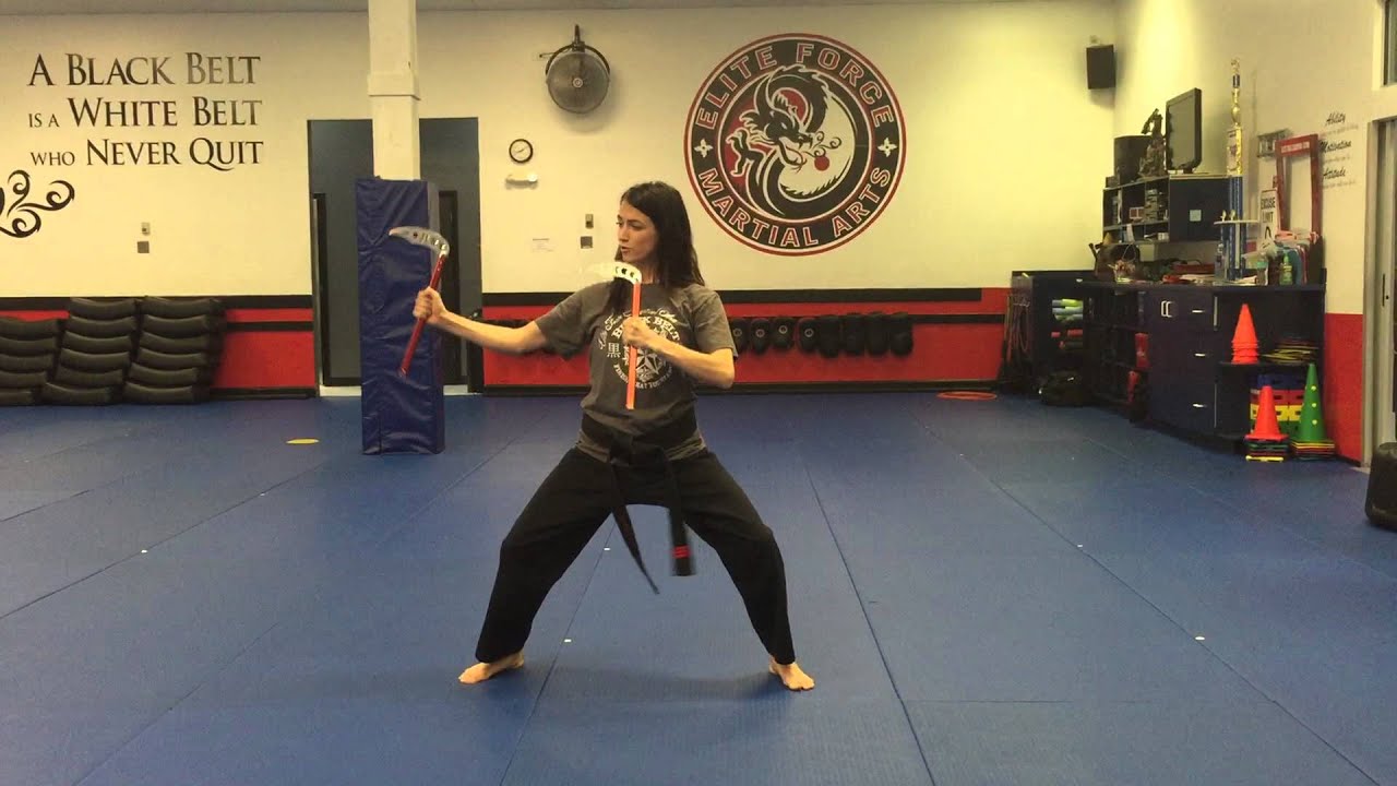 Kama Set - Elite Force Martial Arts - YouTube