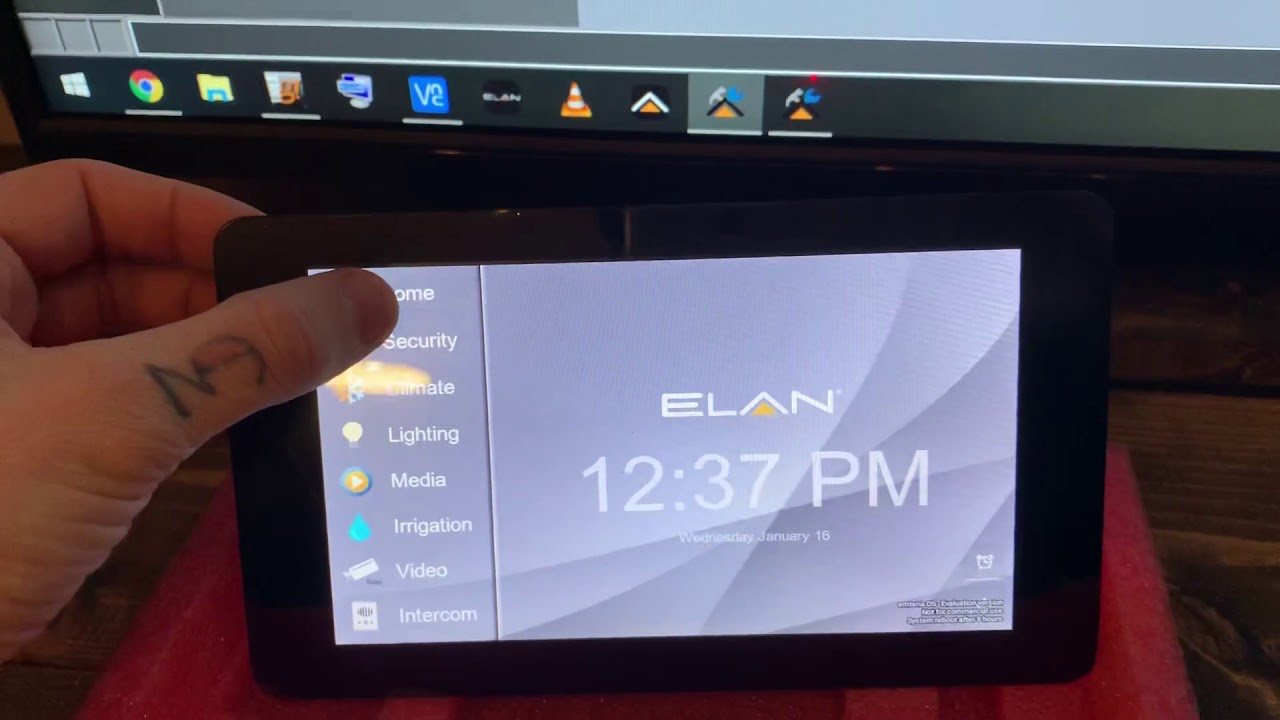 Raspberry Pi Touchscreen Elan - YouTube