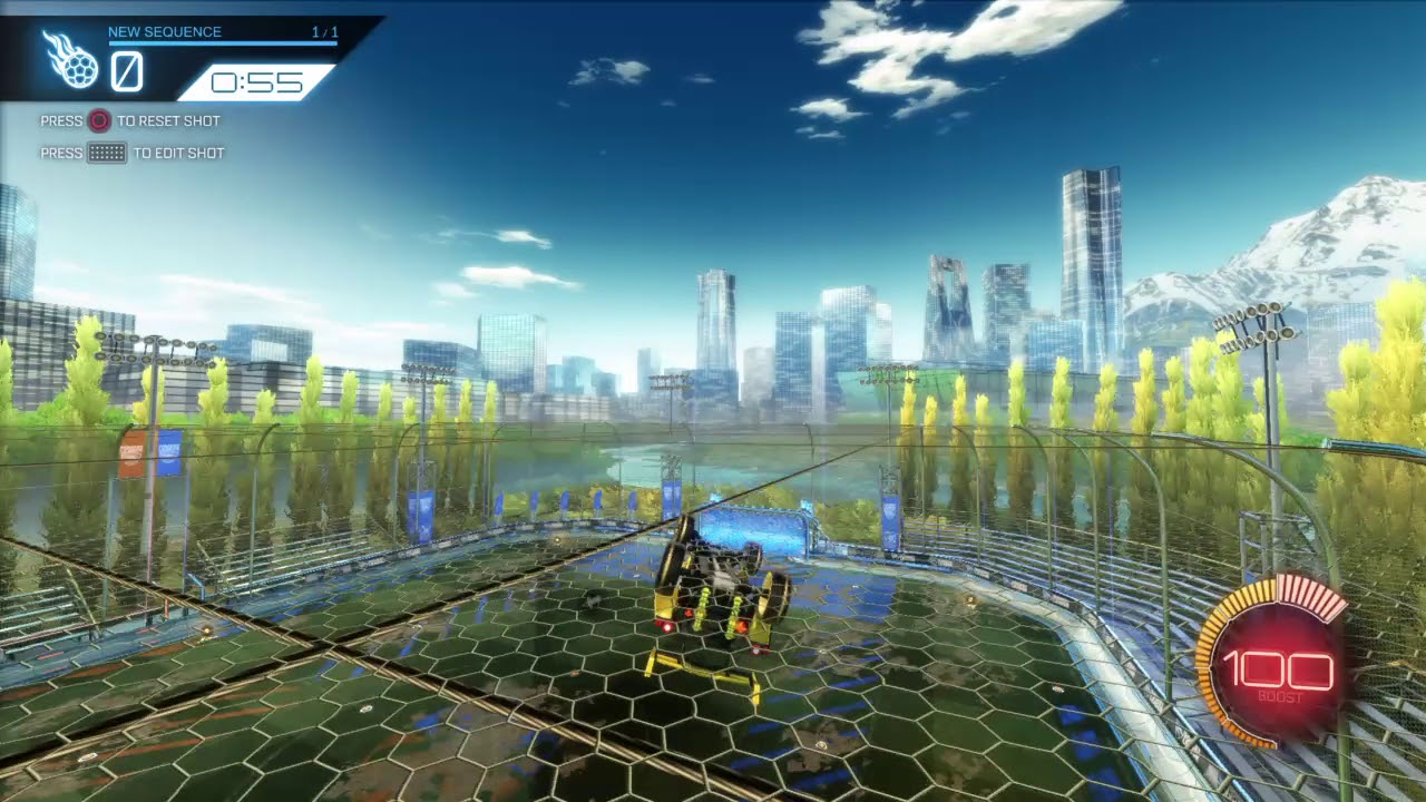 Rocket league ceiling shuffle :) - YouTube