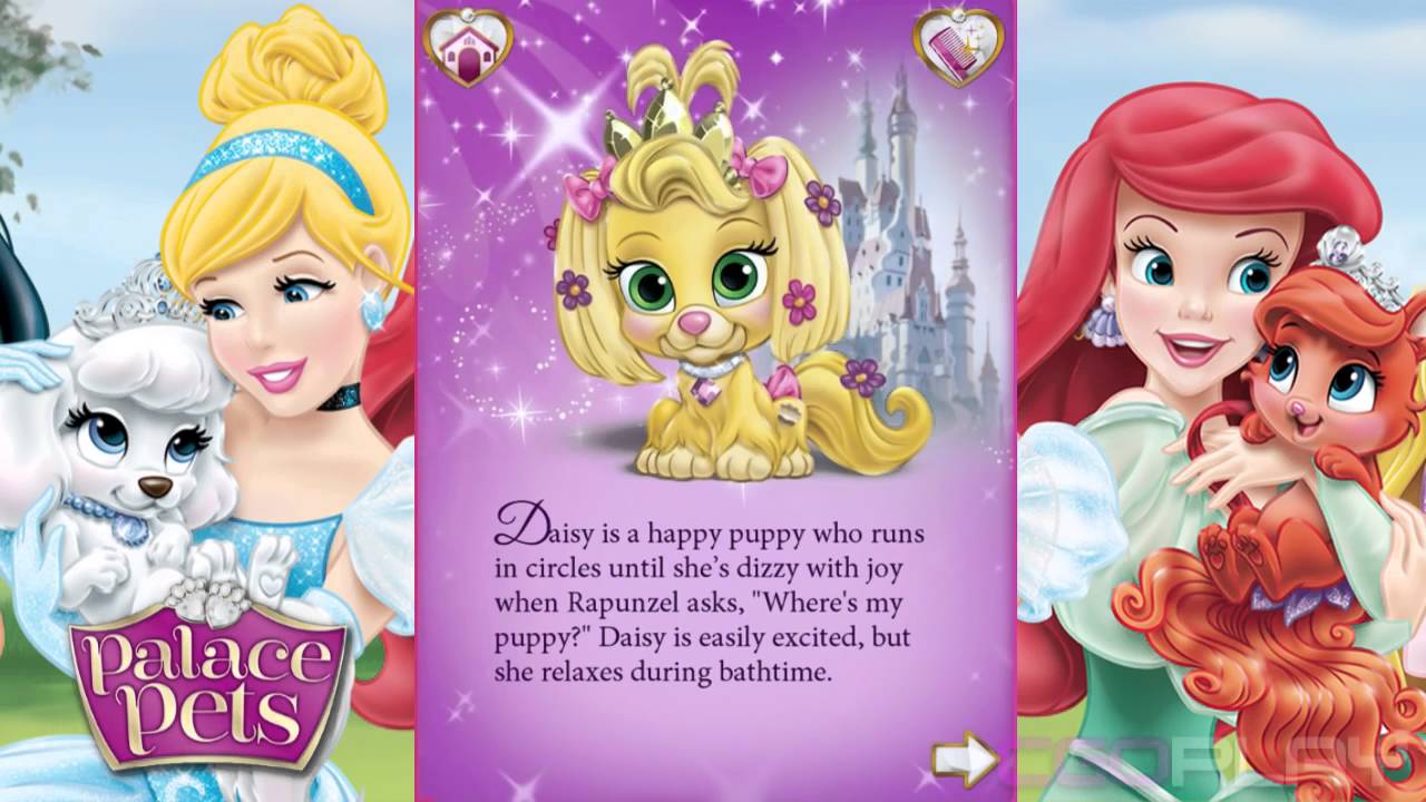♥ Disney Princess Palace Pets Rapunzel & Daisy NEW PET (Game for ...
