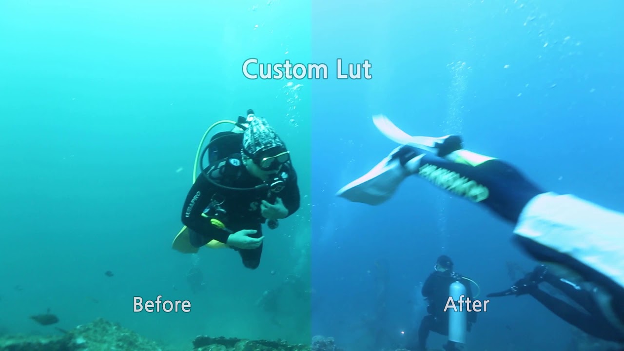 Underwater Custom LUT test_1 - YouTube