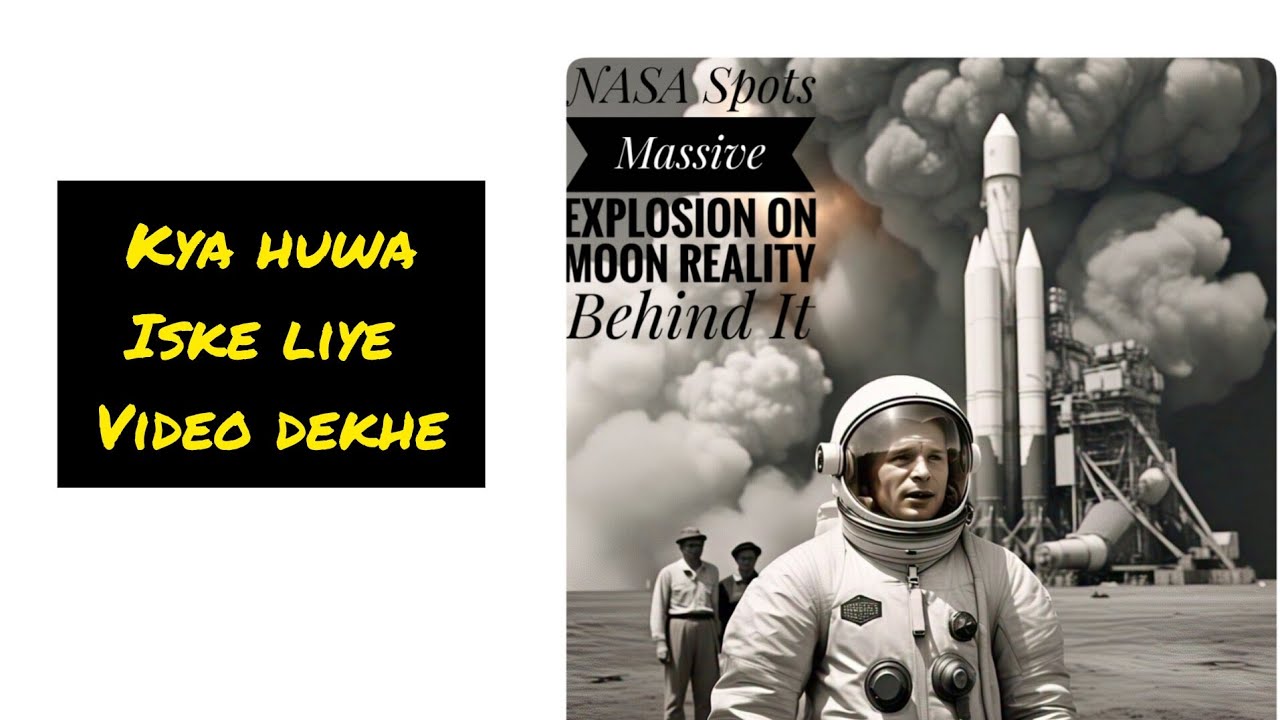NASA Spots Massive Explosion onMoon Reality Behind It - YouTube