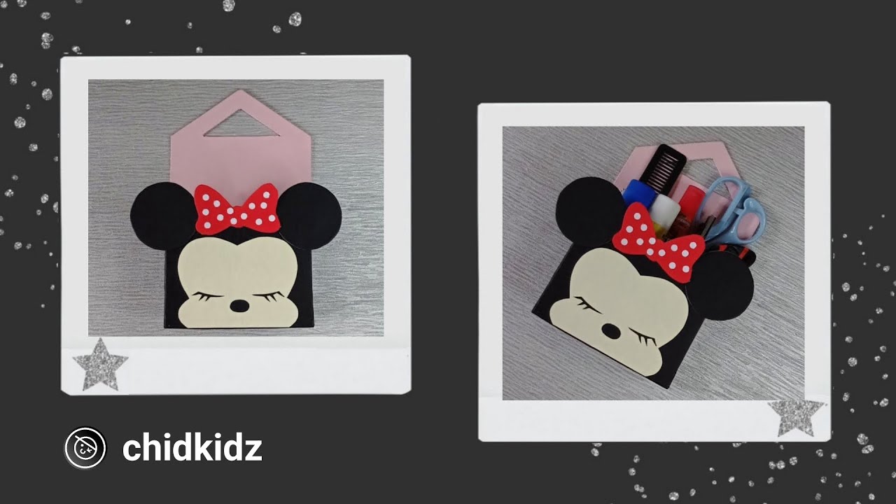 Minnie Mouse Hanging Rack Cardboard [ 3 Minute Craft ] - YouTube