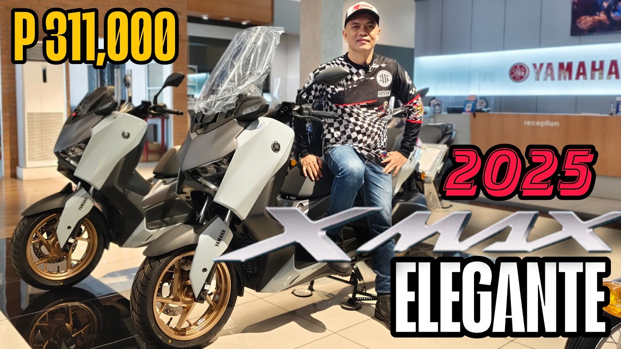 New 2025 Yamaha XMAX 300 -Actual Unit Activation Walk-around! Bibili ka ...