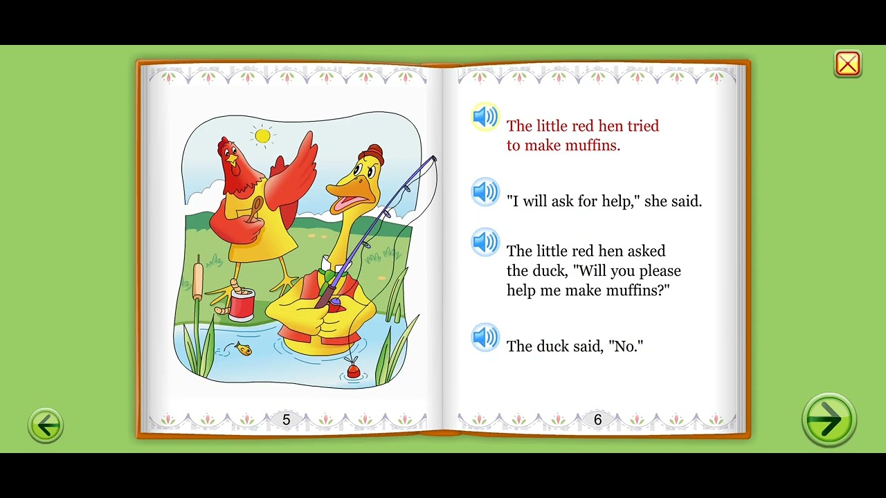 Starfall Presents The Little Red Hen - YouTube