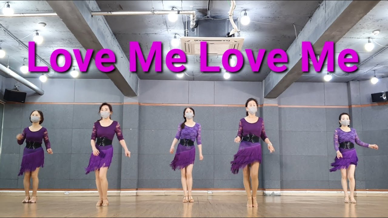 Love Me Love Me line dance (Easy Intermediate) Demo - YouTube