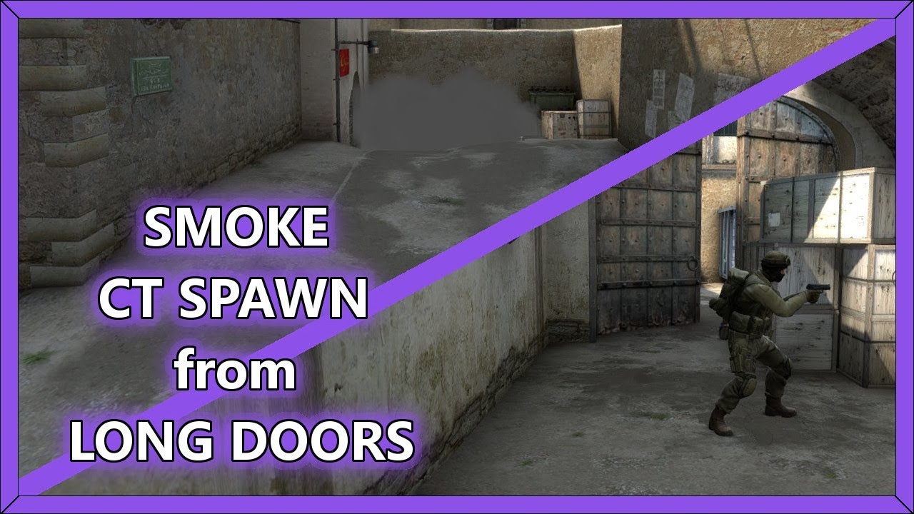 Smoke CT Spawn from Long Doors on Dust 2 | Counter Strike: Global ...