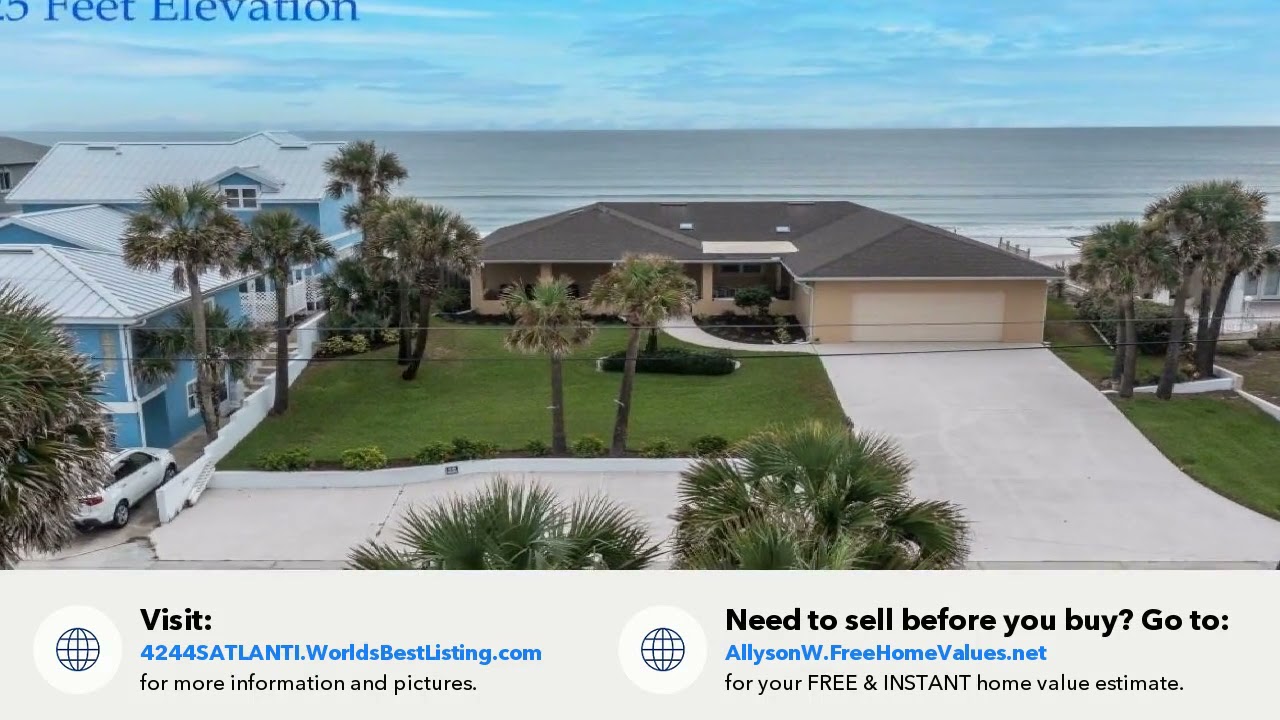 4244 S ATLANTIC AVENUE, PORT ORANGE, FL Presented by Allyson Wise Bird ...