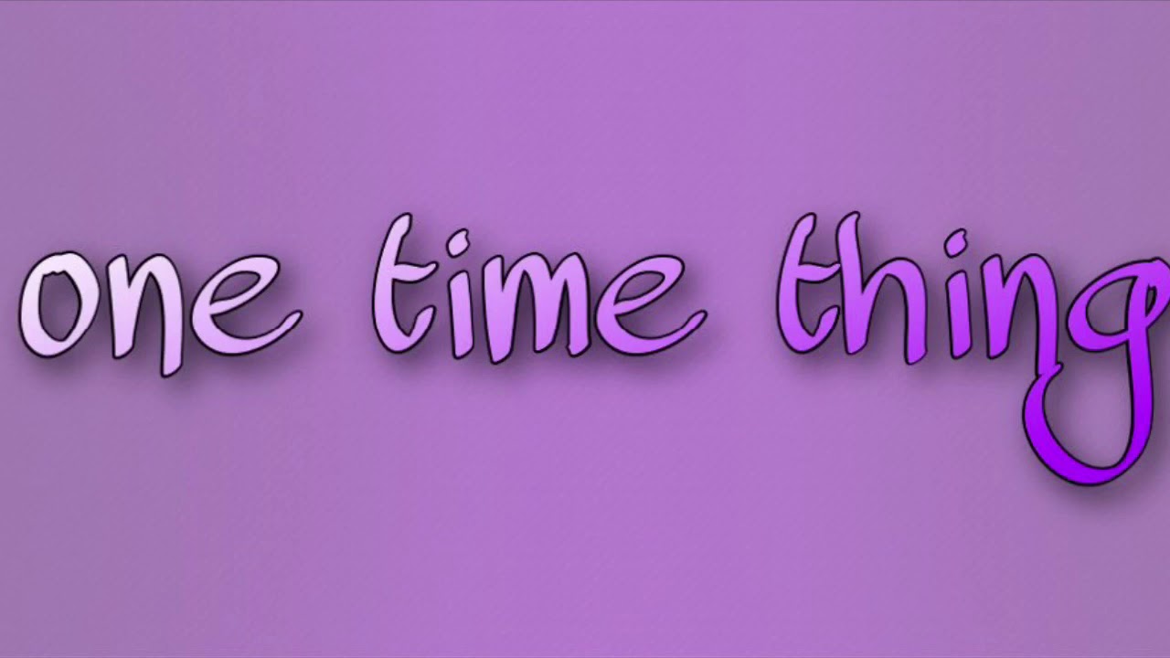 one time thing trailer [h.s. imagine] - YouTube