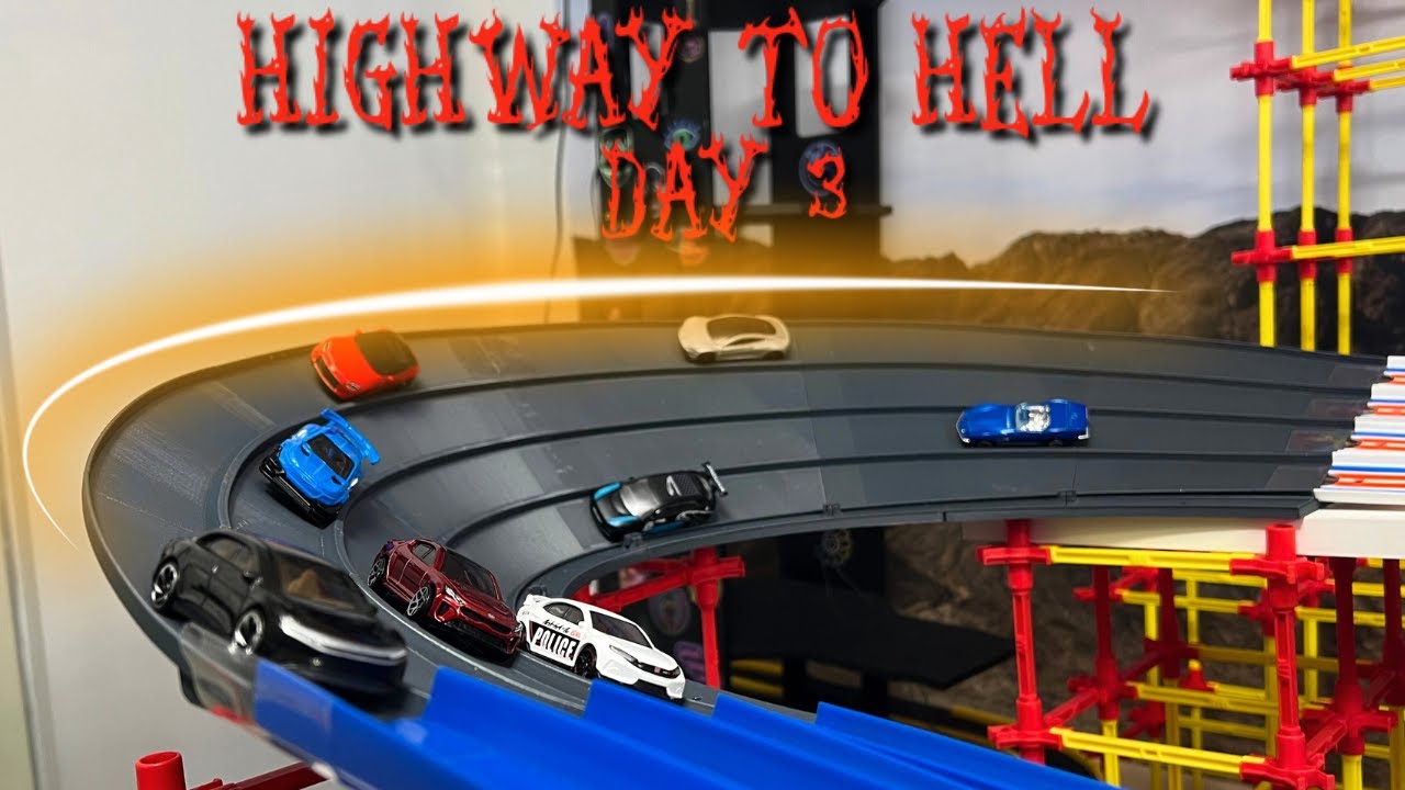 DIECAST CARS RACING | HIGHWAY TO HELL TOURNAMENT| DAY 3 - YouTube
