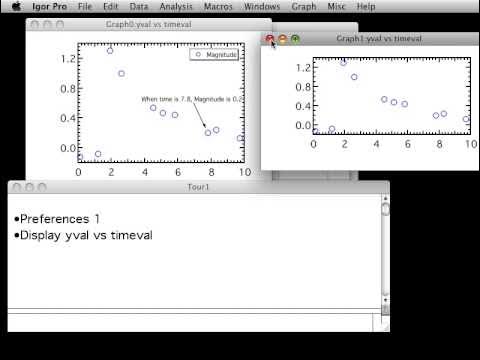 Igor Pro Guided Tour 1: 1.5 Using IGOR Preferences - YouTube